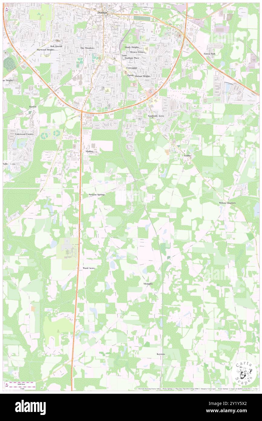 Wiregrass Hills, Houston County, US, United States, Alabama, N 31 9' 42 ...