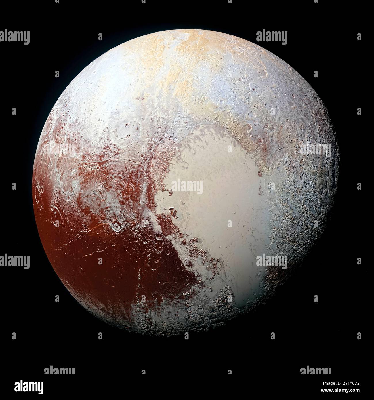 Pluto - Image captured by NASA's New Horizons space probe during its ...
