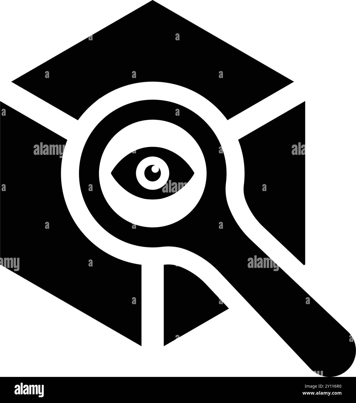 Analytics, data, eye icon. Commercial use, printed files and ...