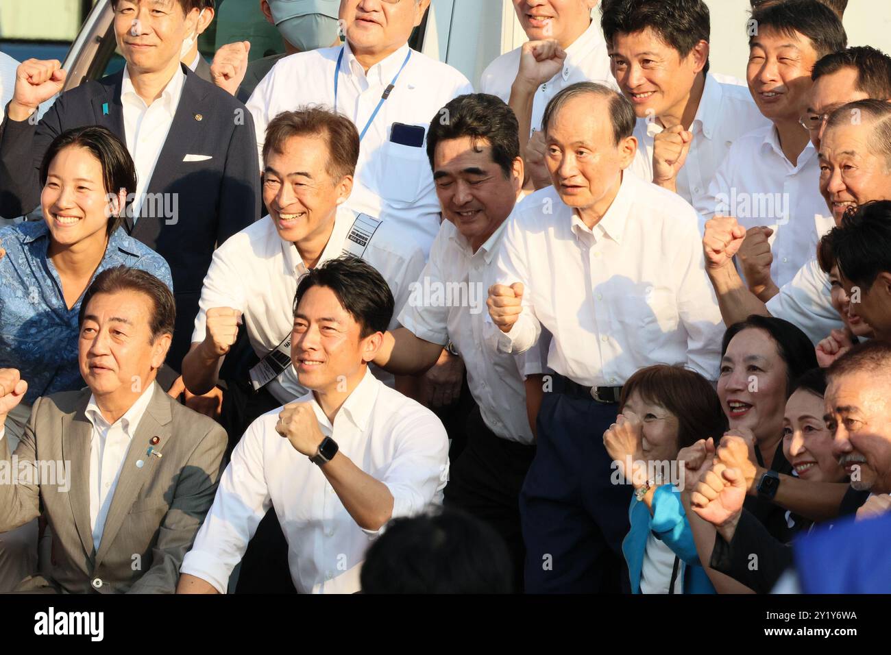 September 8, 2024, Yokohama, Japan - Former Japanese Prime Minister ...