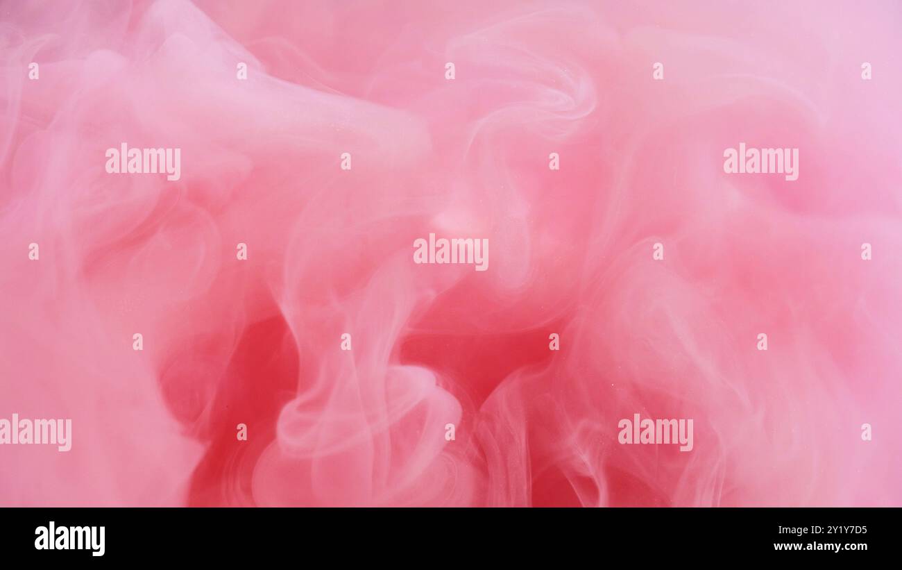 Defocused smoke texture. Vapor floating. Blur pink color paint water ...