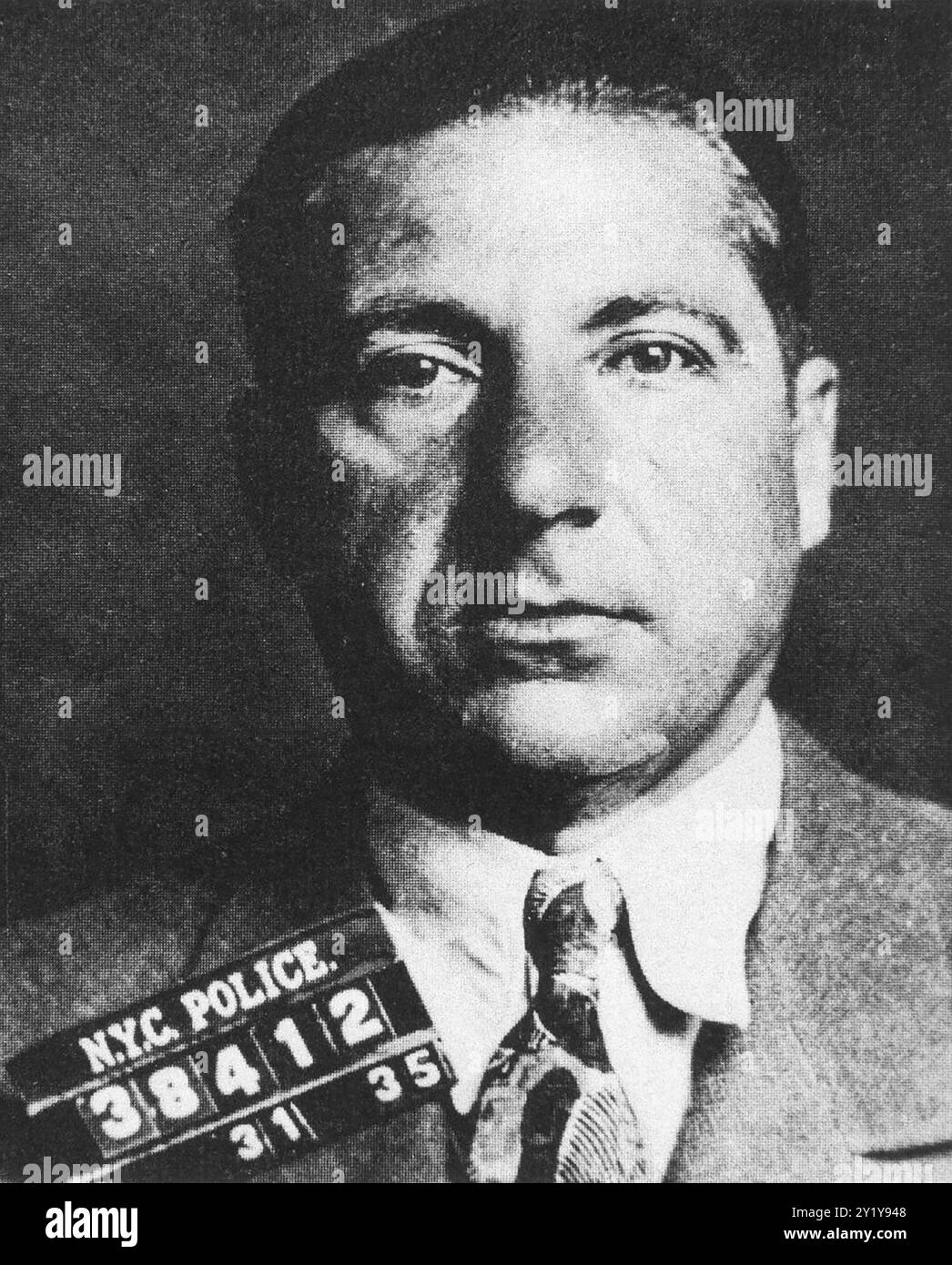 Mobster Frank Costello mug shot 1935 - the “Prime Minister” of the mob ...