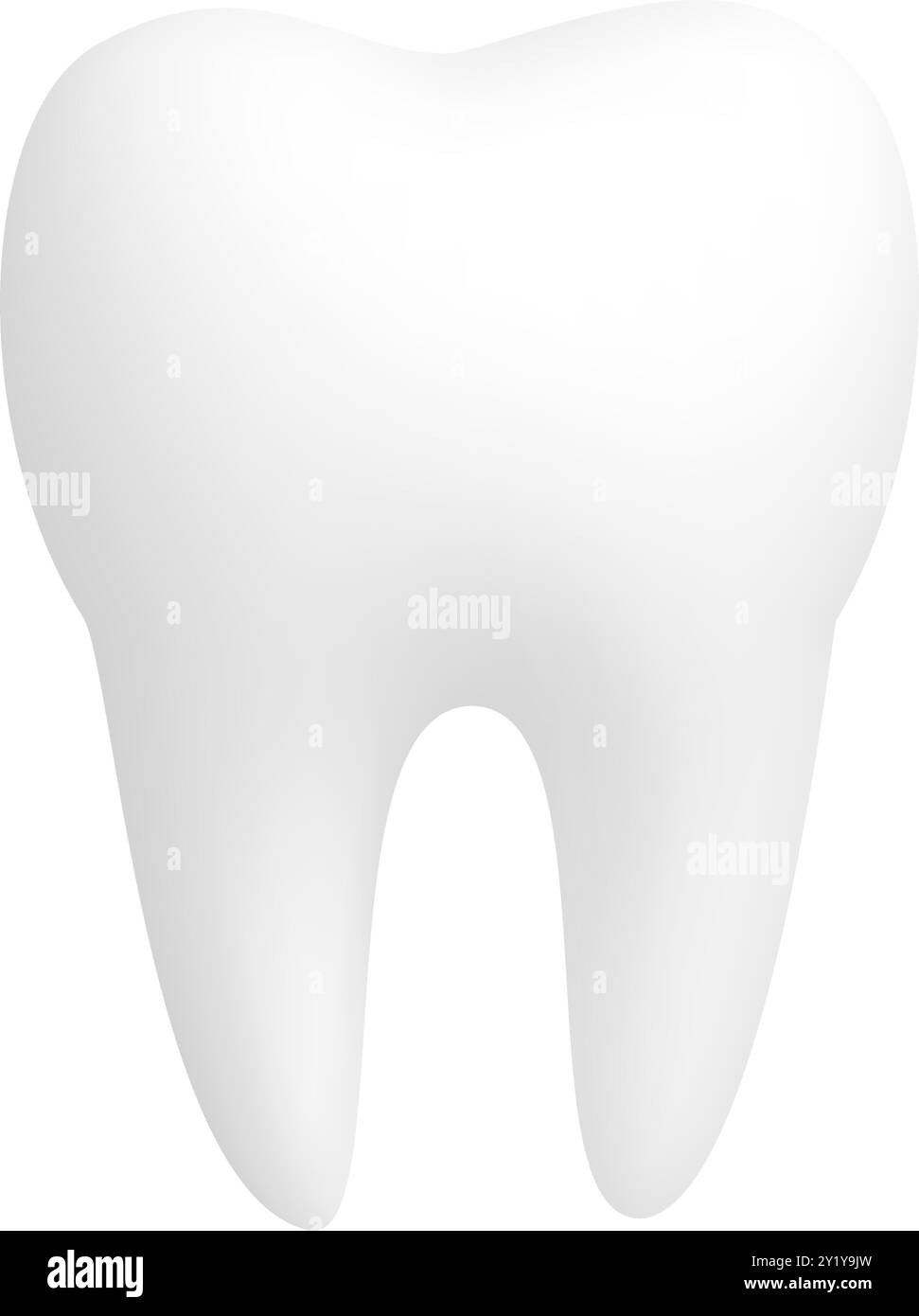 Tooth isolated on white background. Vector illustration Stock Vector ...