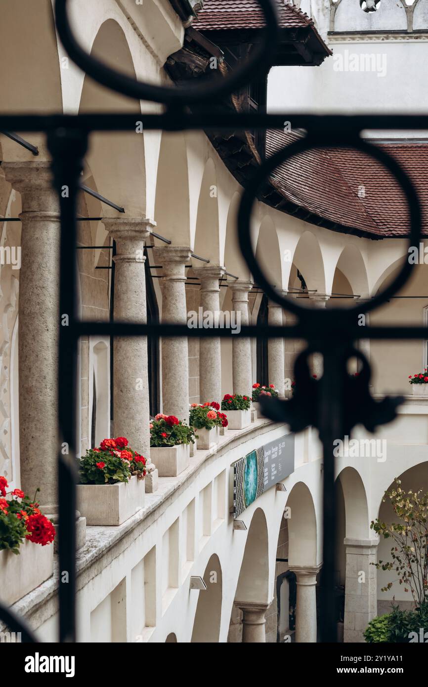 The courtyard of the Bratislava City Museum Stock Photo - Alamy