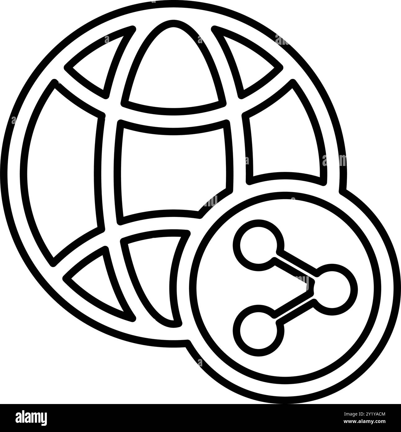 Network, shared, web icon design for commercial use, web, print media ...