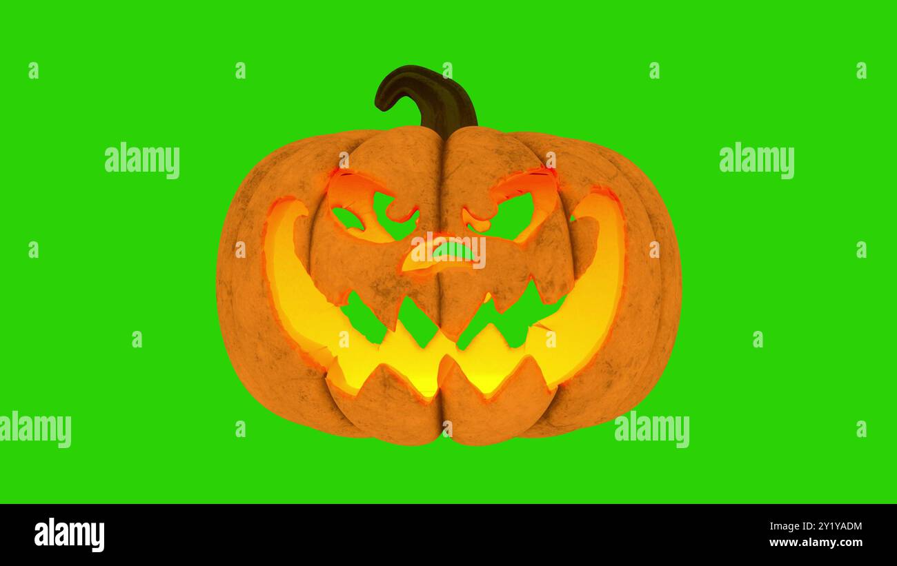 3d pumpkin rotating on transparent hi-res stock photography and images ...