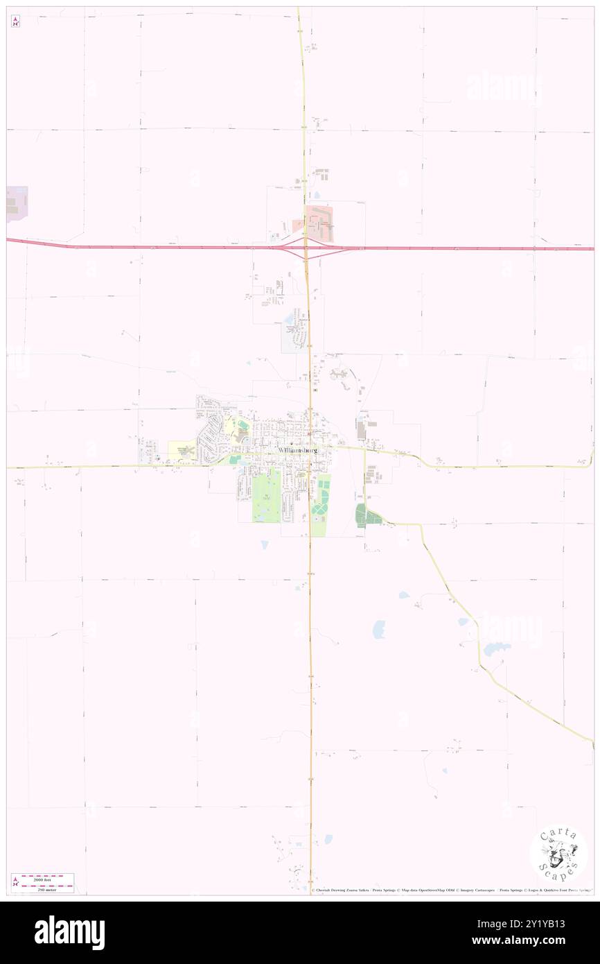 Williamsburg, Iowa County, US, United States, Iowa, N 41 39' 40'', S 92 ...