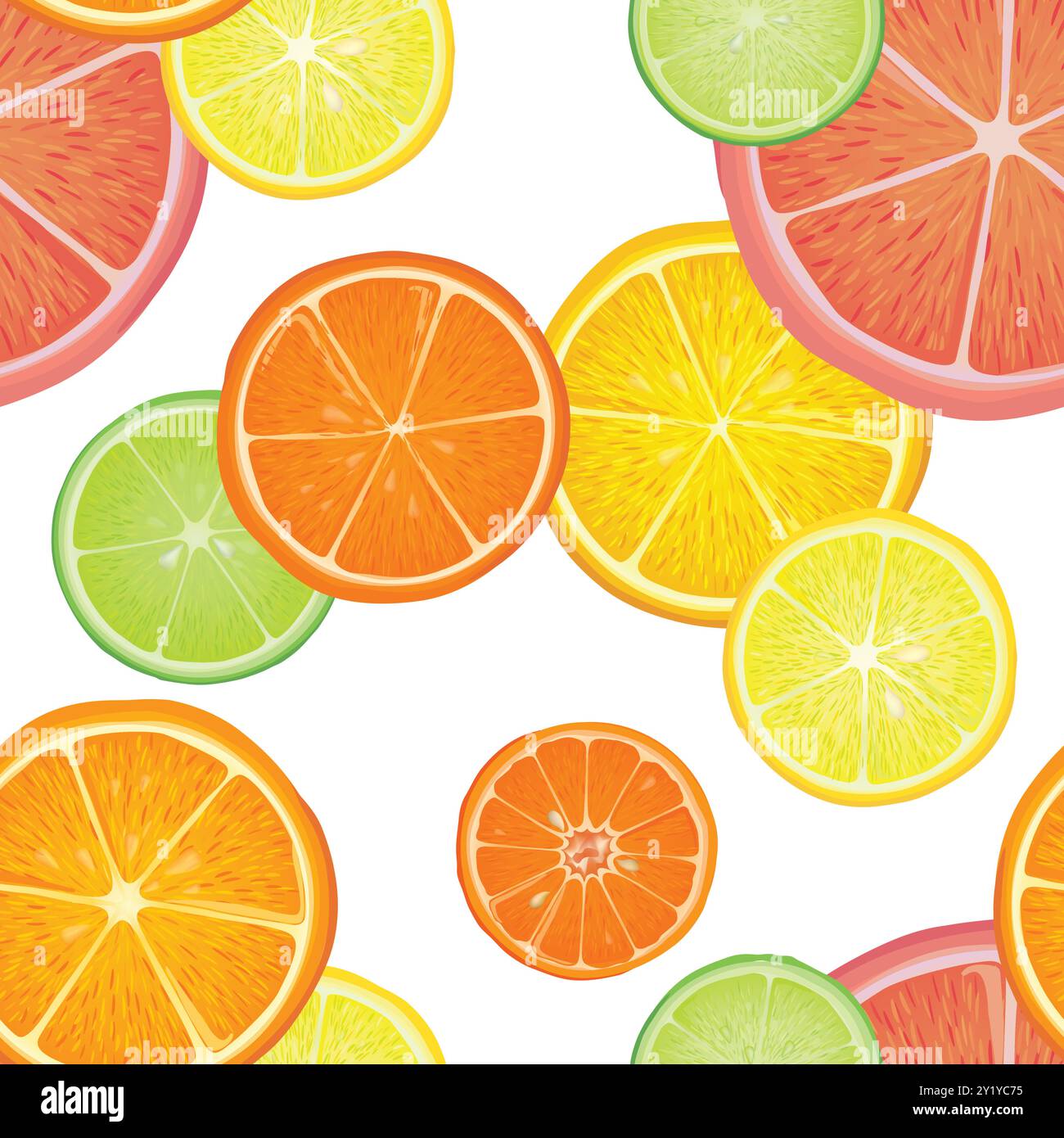 Pieces of mandarin Stock Vector Images - Alamy