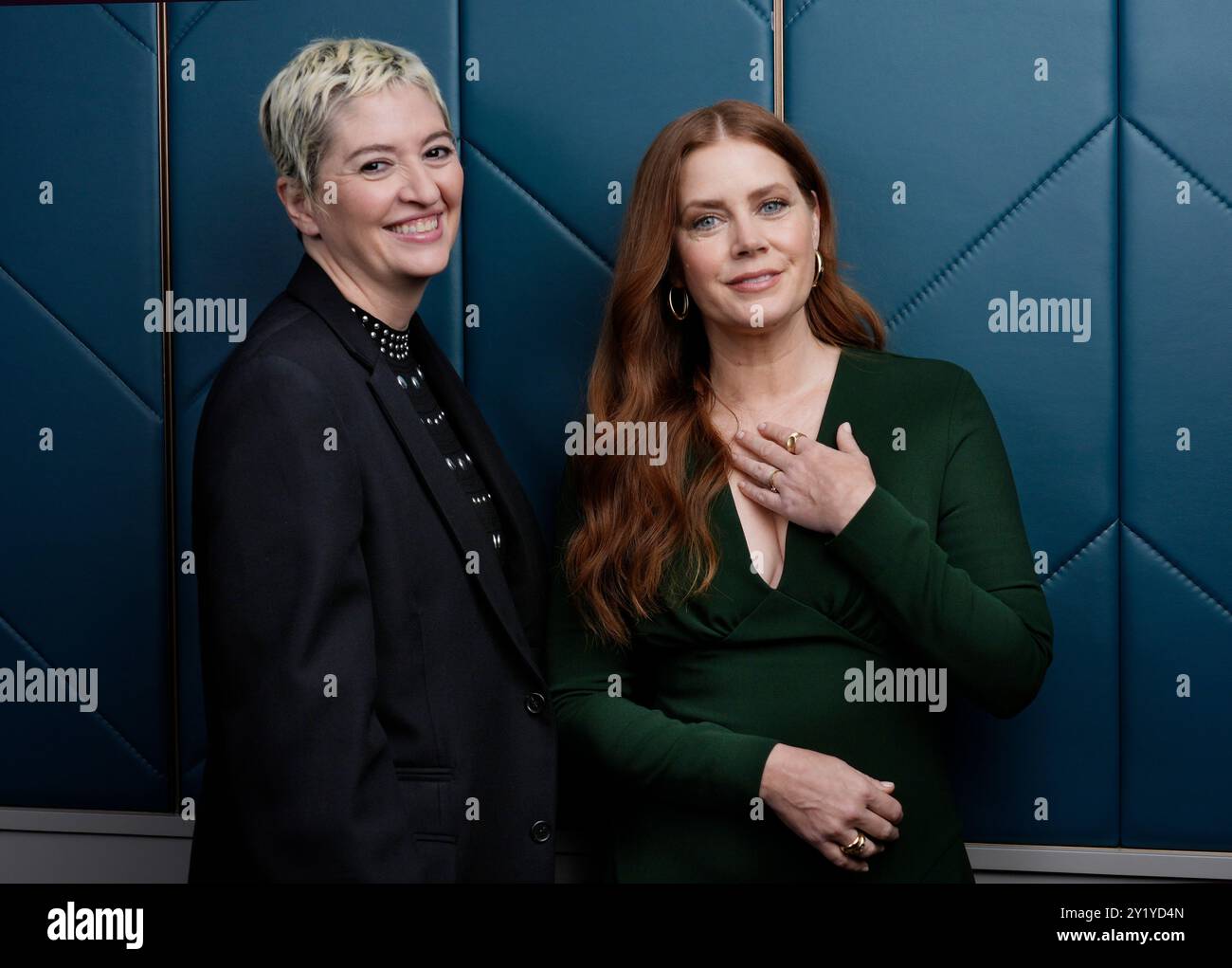 Marielle Heller, left, the writer/director of "Nightbitch," and the ...