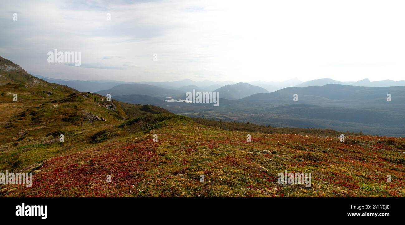 Autumn view in Northern Norway Stock Photo - Alamy