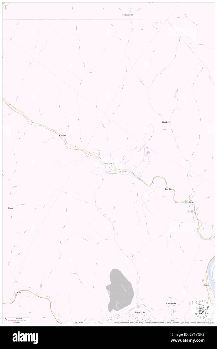 Grant Town, Marion County, US, United States, West Virginia, N 39 33 ...