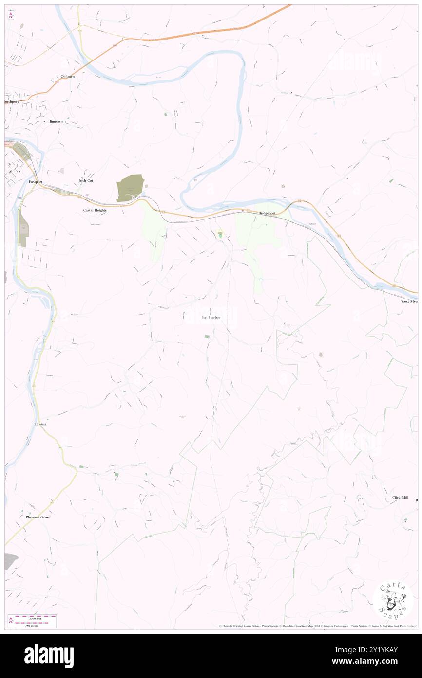 Bat Harbor, Cocke County, US, United States, Tennessee, N 35 55' 57 ...