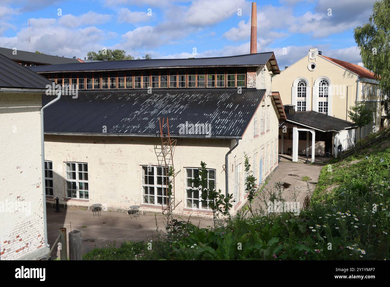 Almost 400 year old Billnäs village by Svartå - Mustionjoki river ...