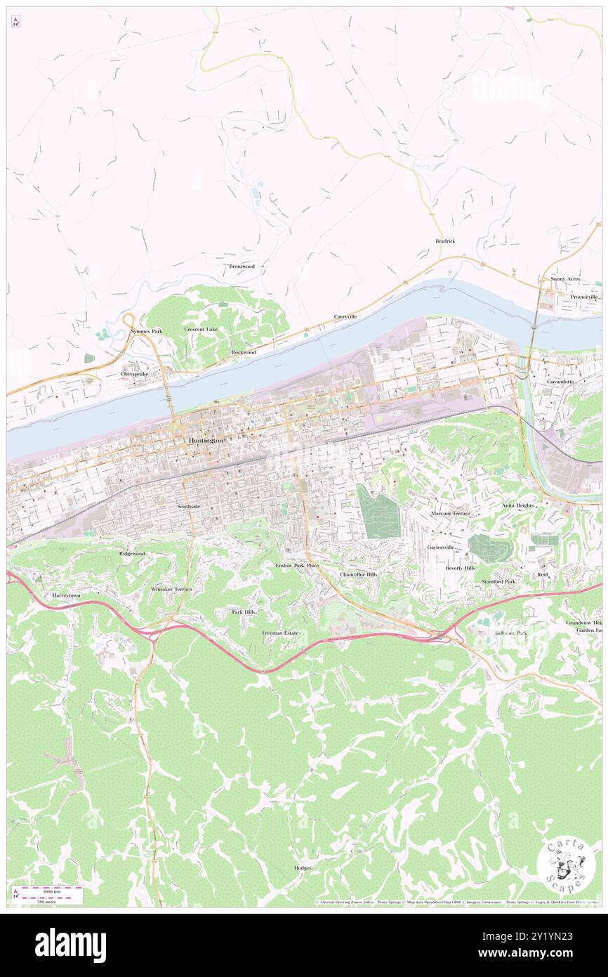 Washington Square, Cabell County, US, United States, West Virginia, N ...