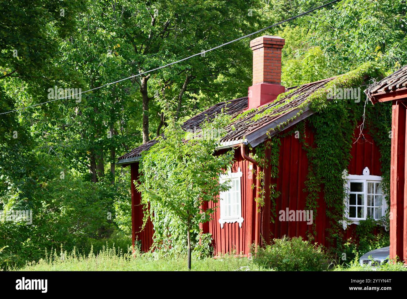 Almost 400 year old Billnäs village by Svartå - Mustionjoki river ...