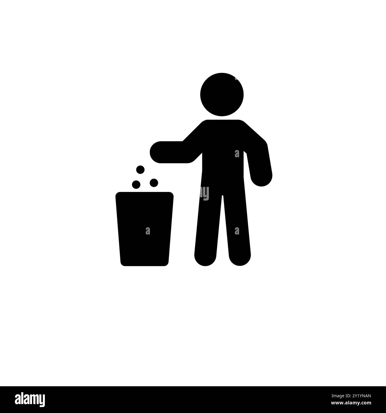 People dump garbage Black and White Stock Photos & Images - Alamy