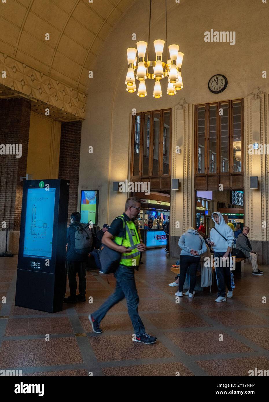 Interior of Helsinki Train station,Finland,Europe Stock Photo - Alamy