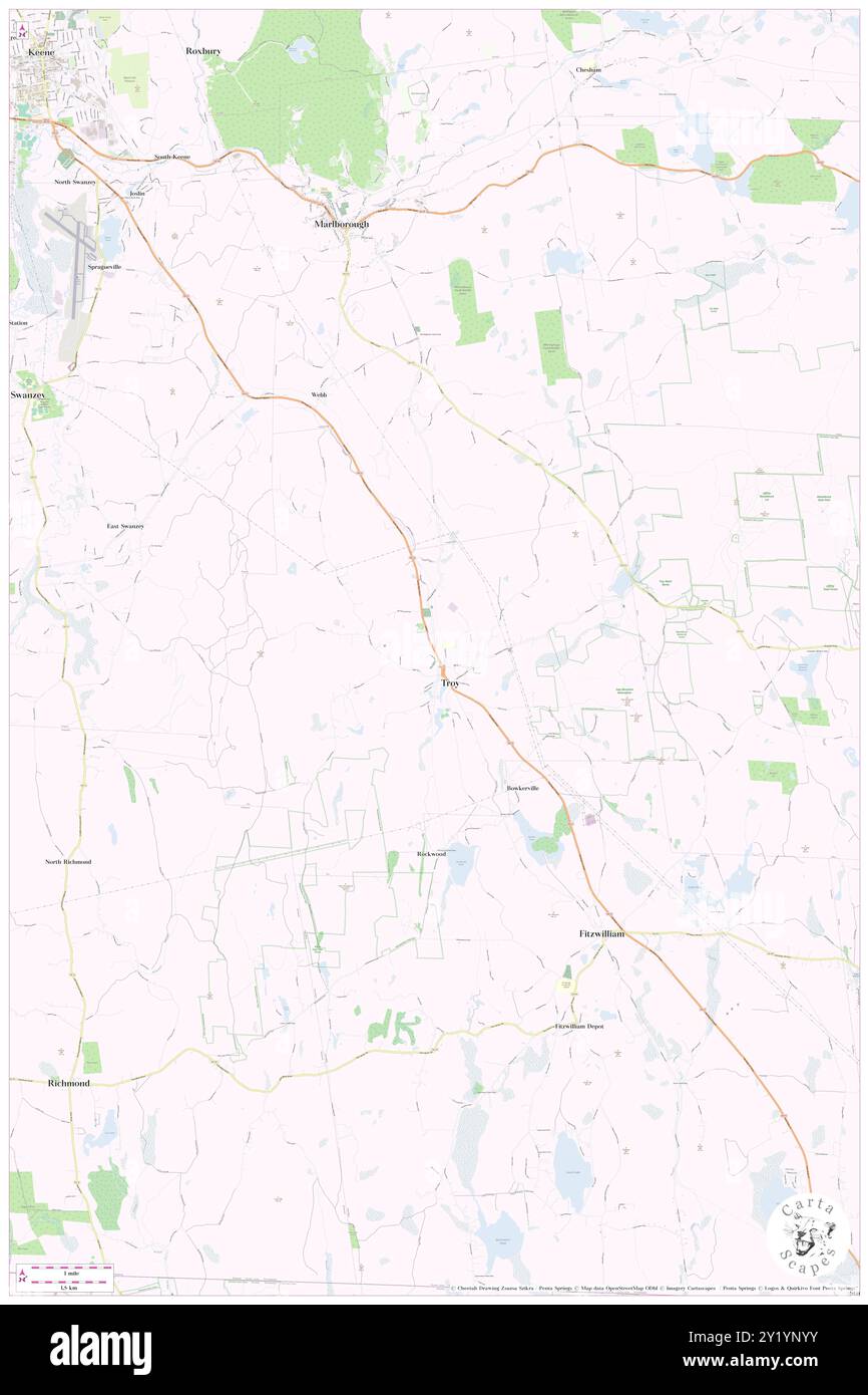 Troy, Cheshire County, US, United States, New Hampshire, N 42 49' 26 ...