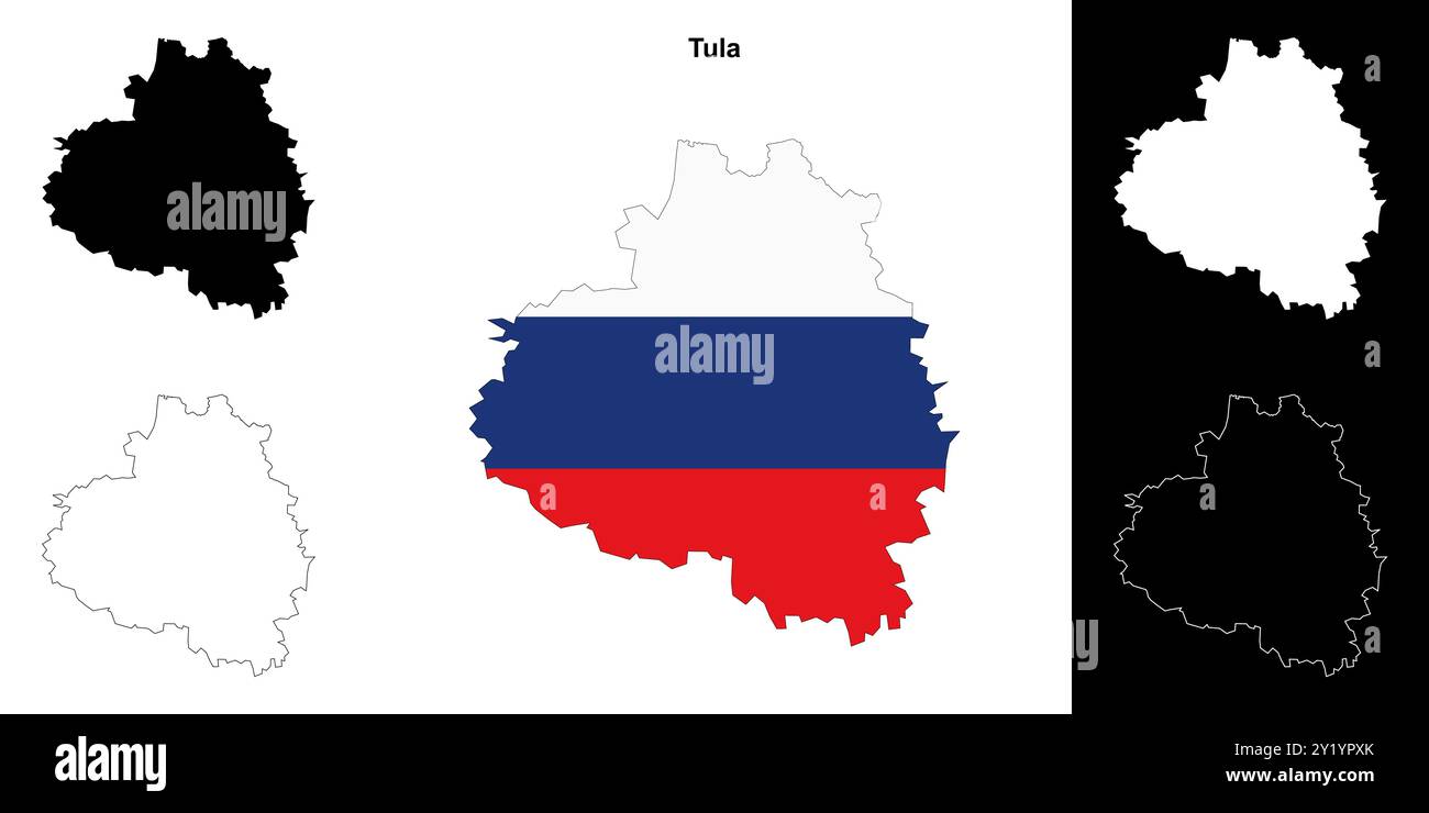 Blank tula map hi-res stock photography and images - Alamy