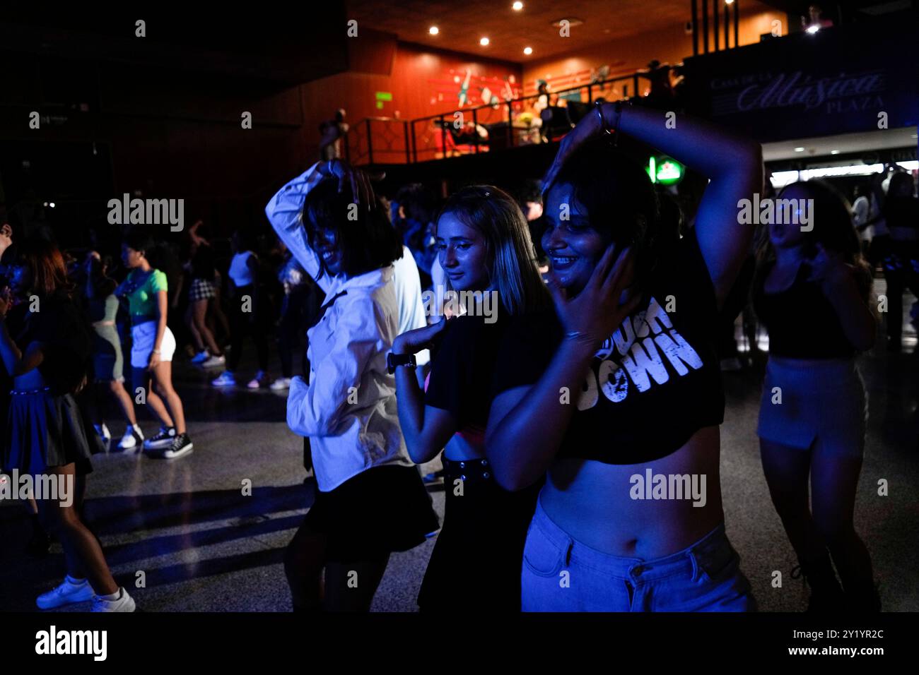 Teenagers dance to K-pop, popular Korean music, at a cultural house in Havana, Cuba, Saturday ...