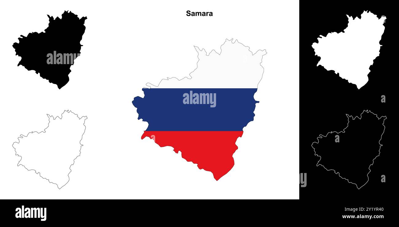 Blank samara map hi-res stock photography and images - Alamy
