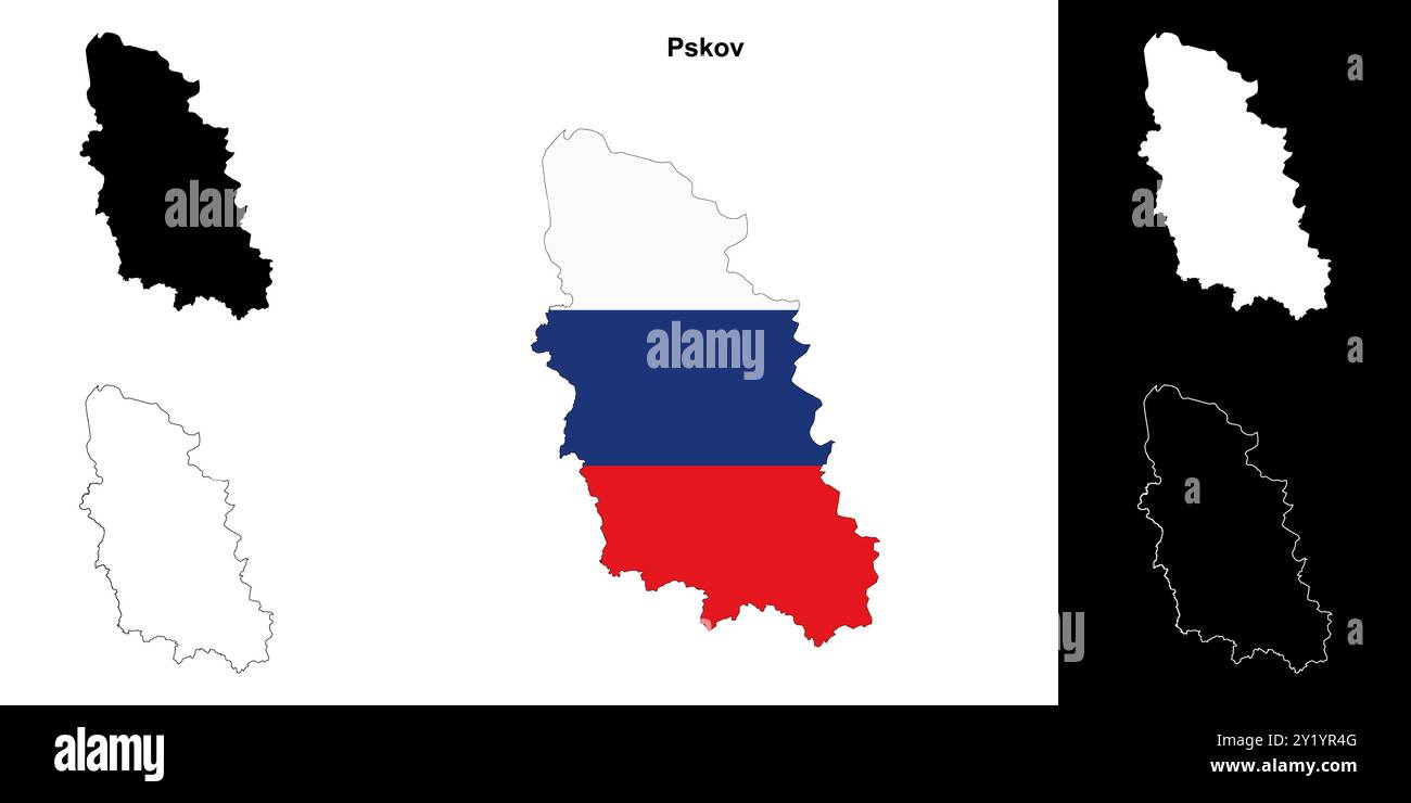 Map of pskov hi-res stock photography and images - Alamy