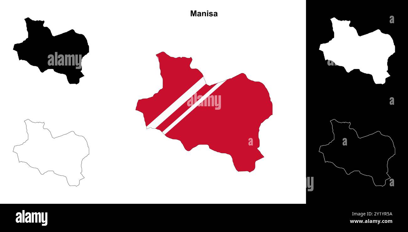 Manisa eps map hi-res stock photography and images - Alamy