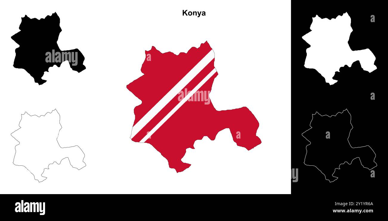 Konya map hi-res stock photography and images - Alamy