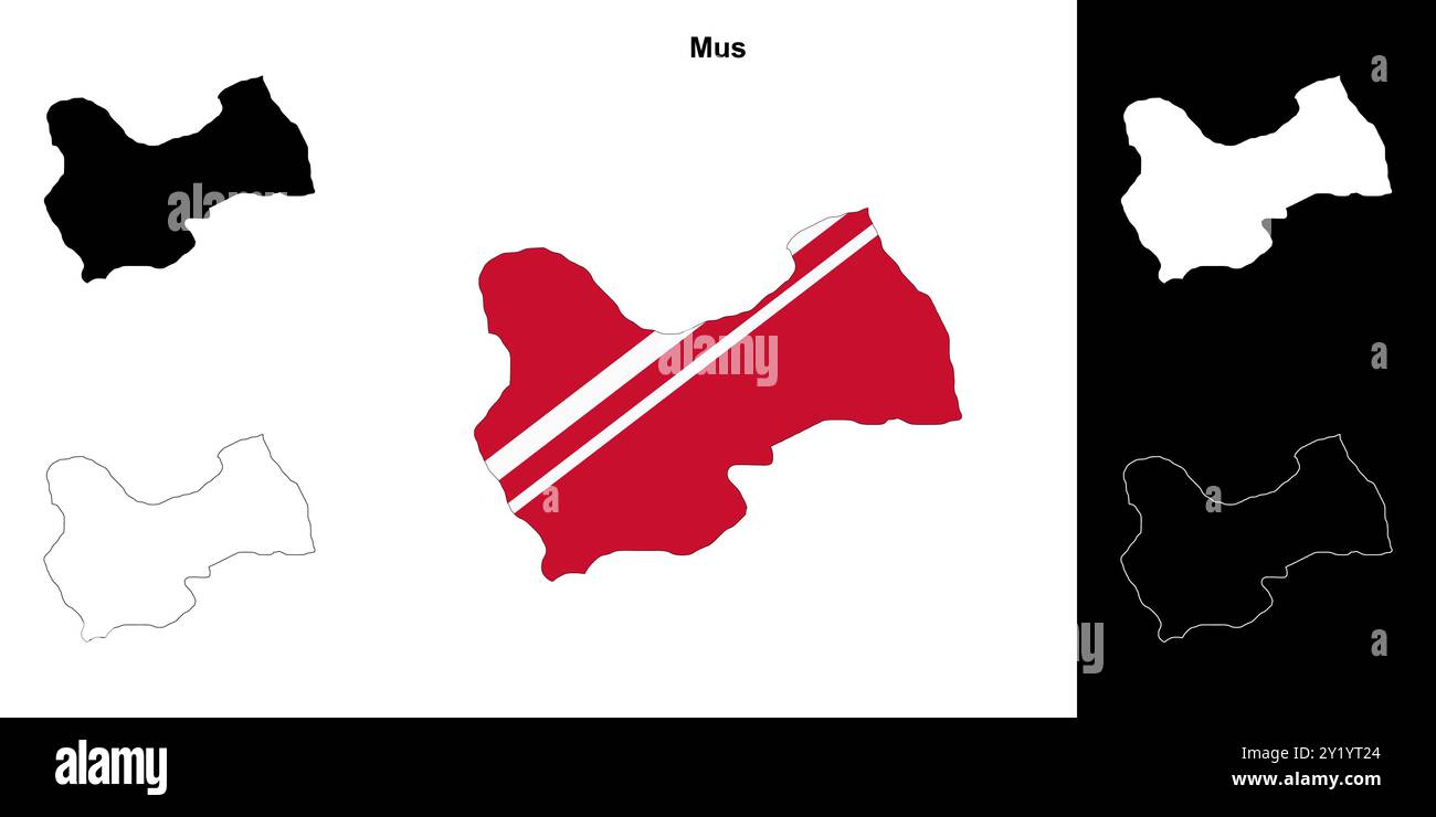 Mus outline map hi-res stock photography and images - Alamy