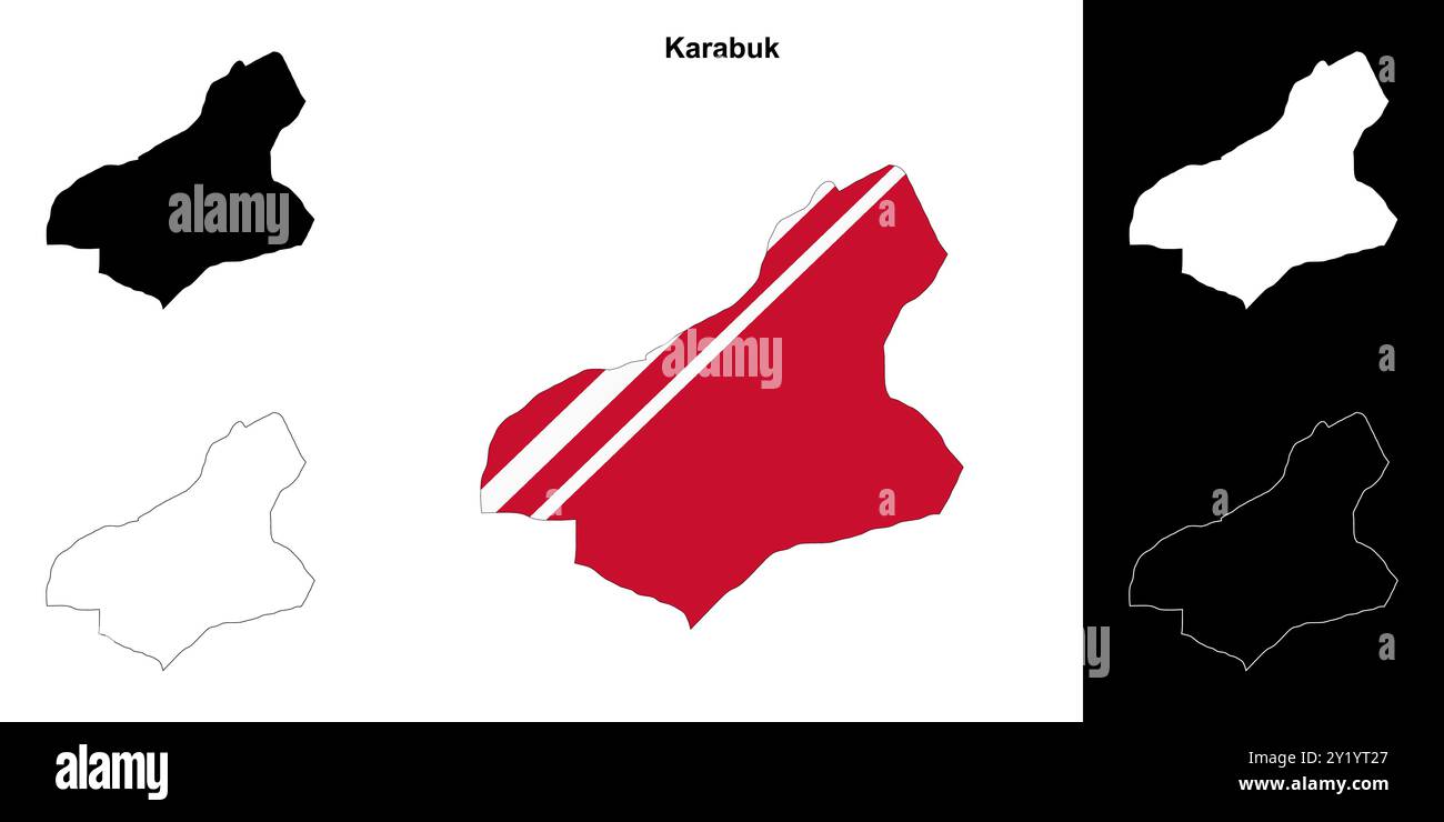 Blank karabuk map hi-res stock photography and images - Alamy