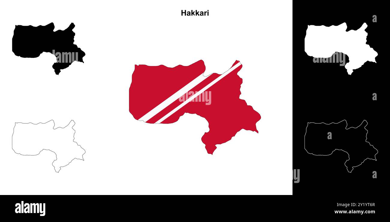 Hakkari eps map hi-res stock photography and images - Alamy