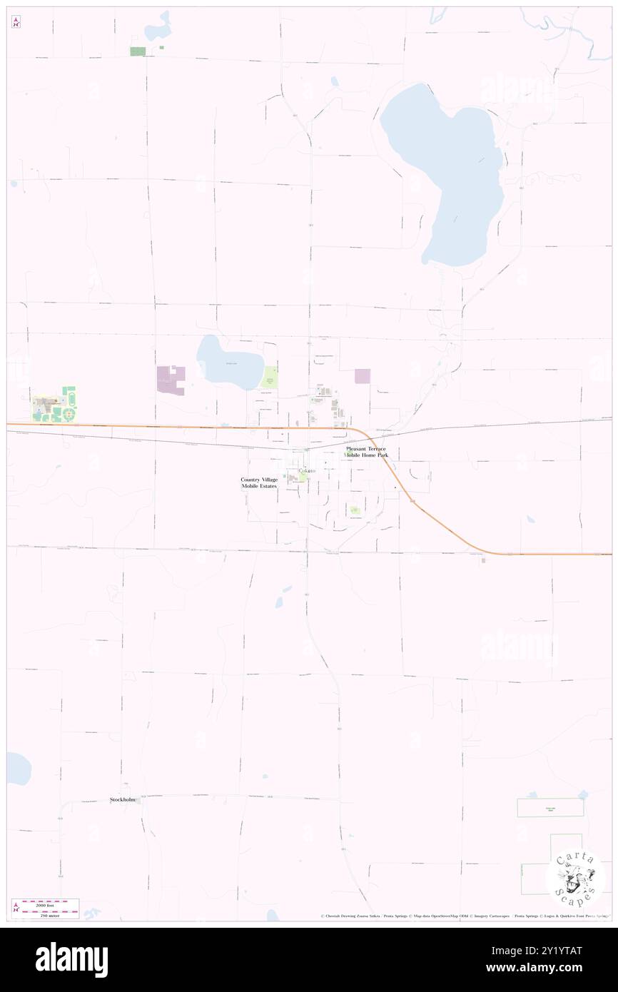 Map of cokato Cut Out Stock Images & Pictures - Alamy