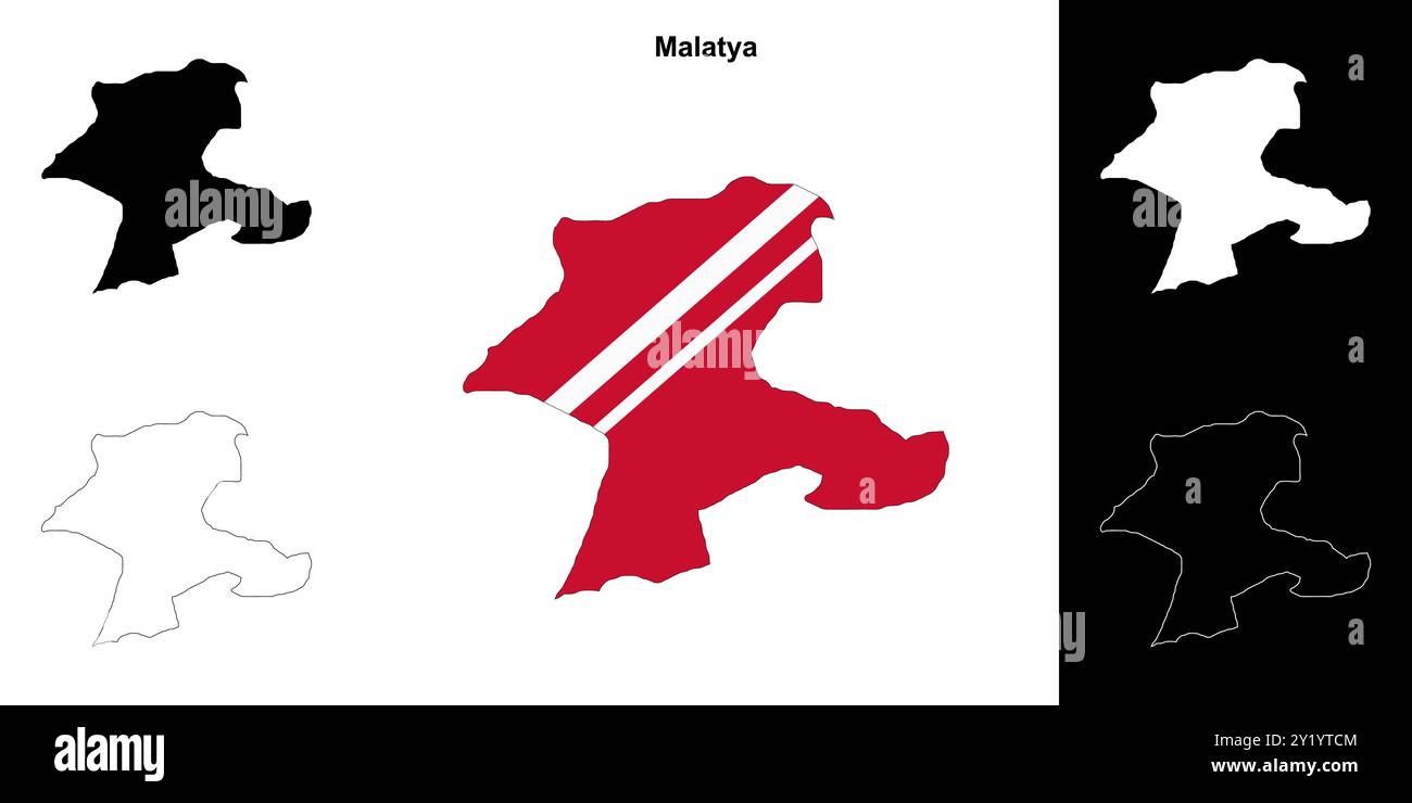 Blank malatya map hi-res stock photography and images - Alamy