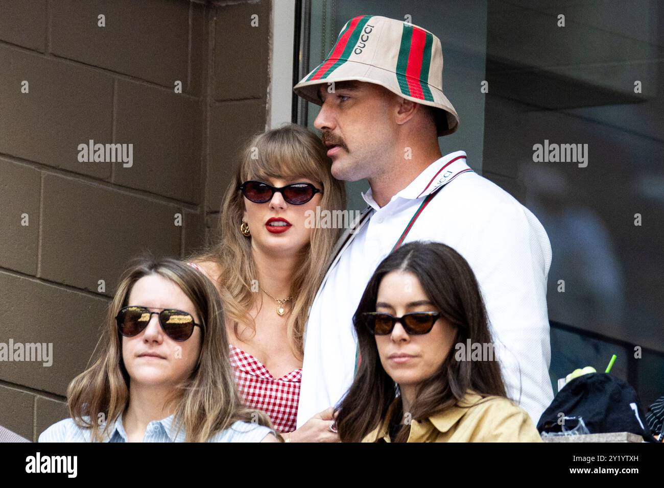 New York, United States. 08th Sep, 2024. Taylor Swift and Travis Kelce ...
