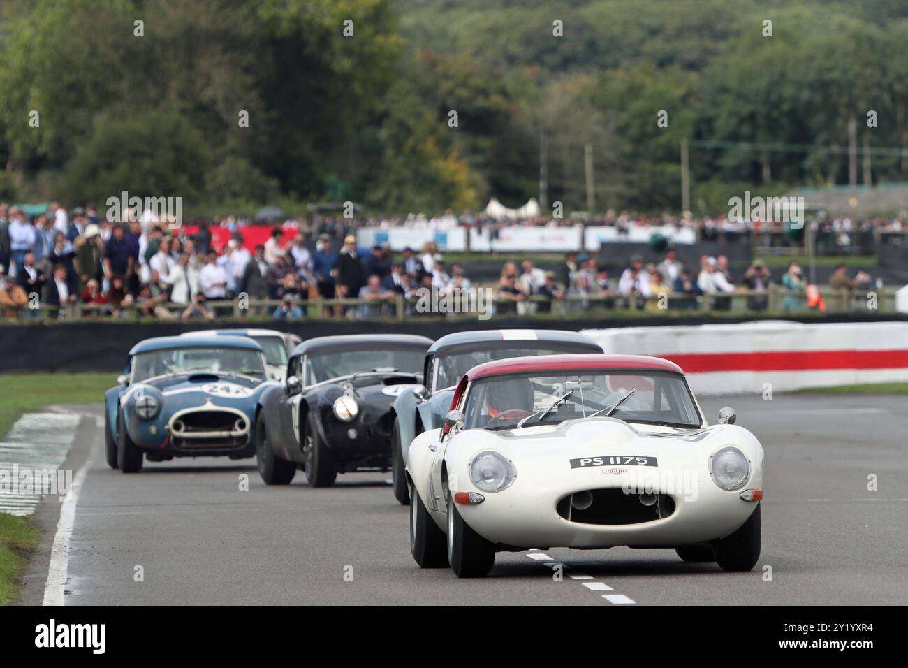 Goodwood, West Sussex, UK. 8th September 2024. Close racing in the RAC ...