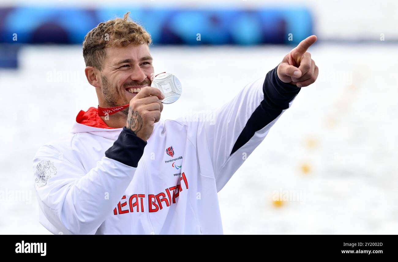 Paris, France. 08th Sep, 2024. Paralympics Paris2024. Para Canoe ...