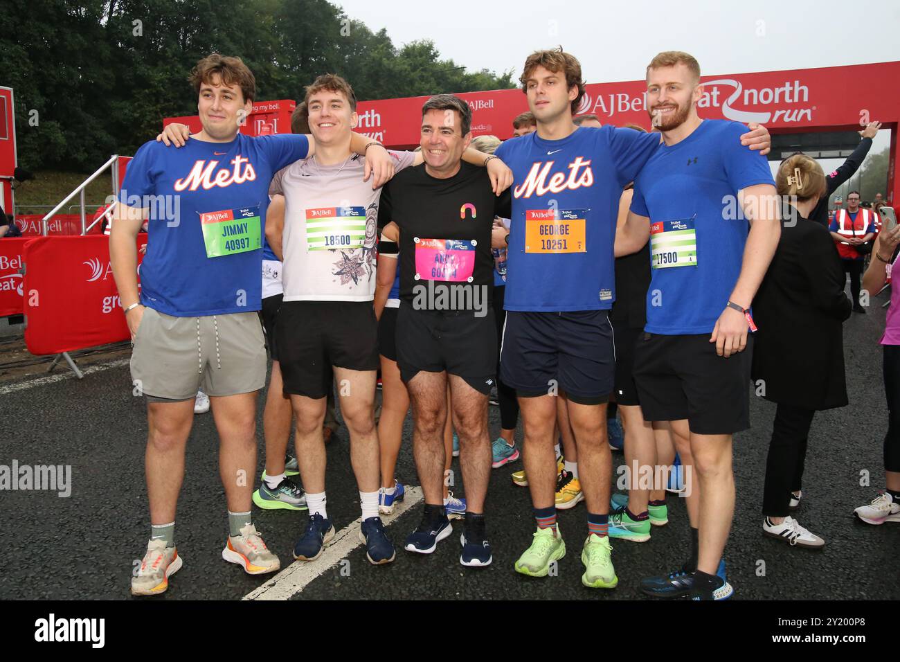 Newcastle upon Tyne, UK. 8 Sept, 2024. The Great North Run 2024 with ...