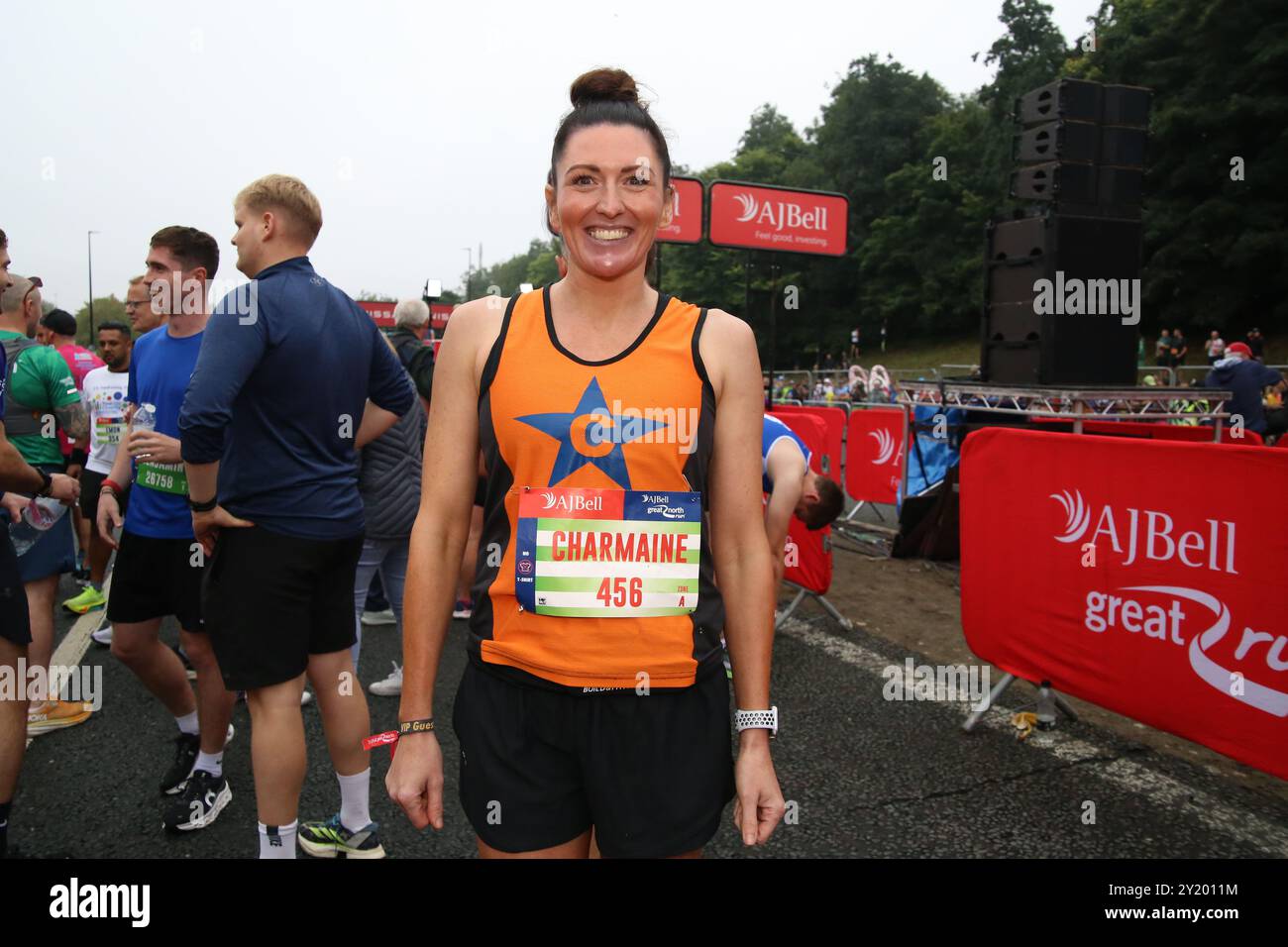 Newcastle upon Tyne, UK. 8 Sept, 2024. The Great North Run 2024 with ...