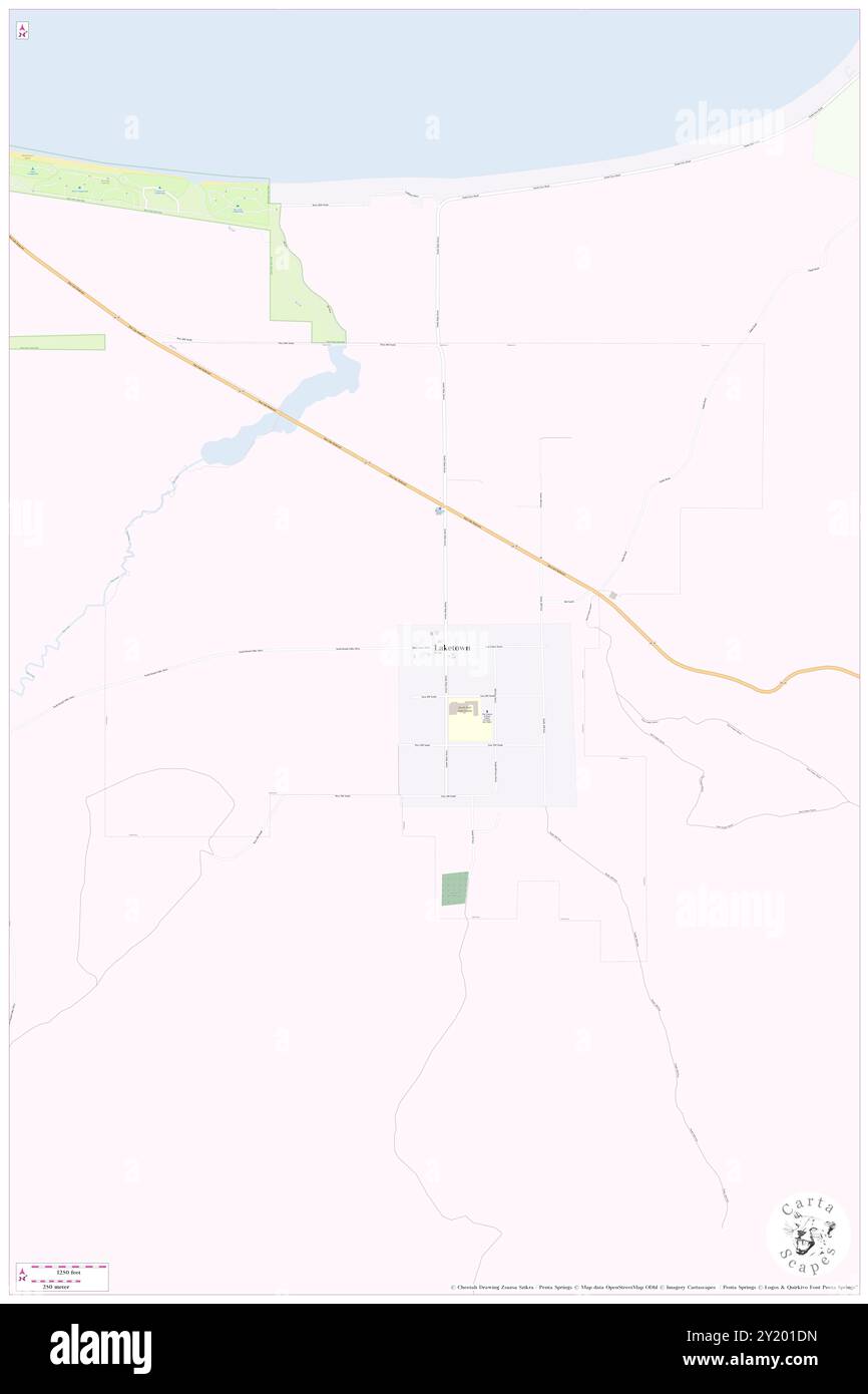 Map of laketown hi-res stock photography and images - Alamy