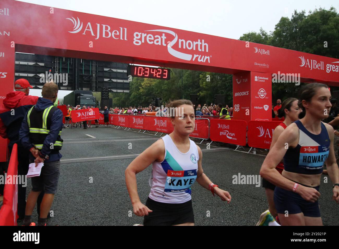 Newcastle upon Tyne, UK. 8 Sept, 2024. The Great North Run 2024 with ...