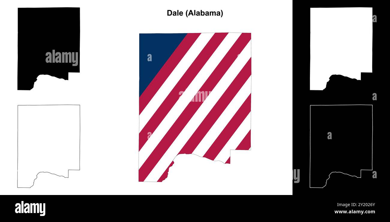 Map of dale hi-res stock photography and images - Alamy