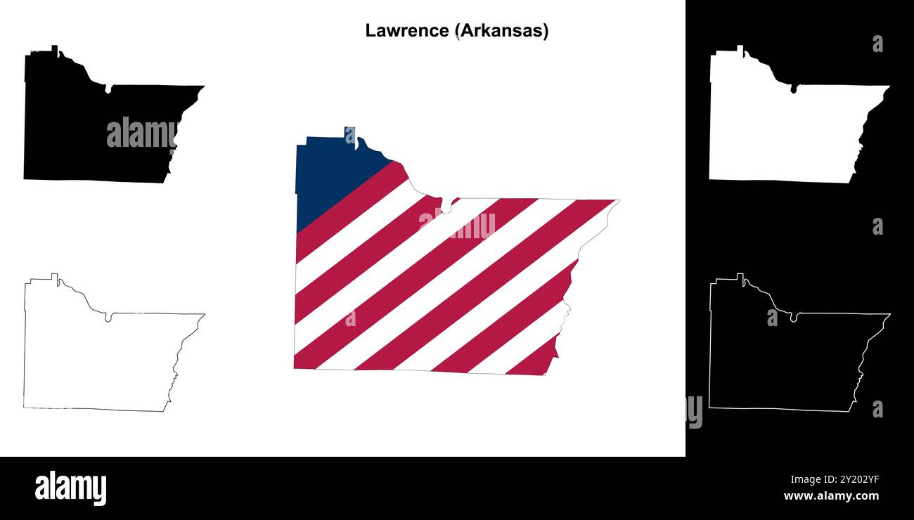 Lawrence vector map hi-res stock photography and images - Alamy