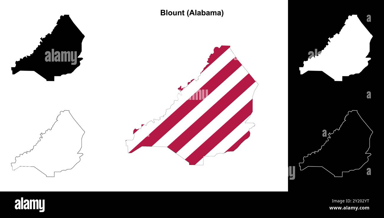 Blount map hi-res stock photography and images - Alamy