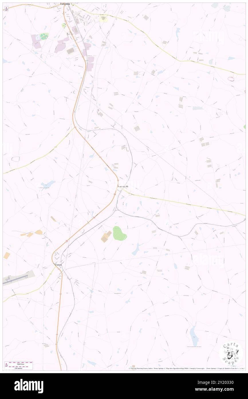 Hart georgia map hi-res stock photography and images - Alamy