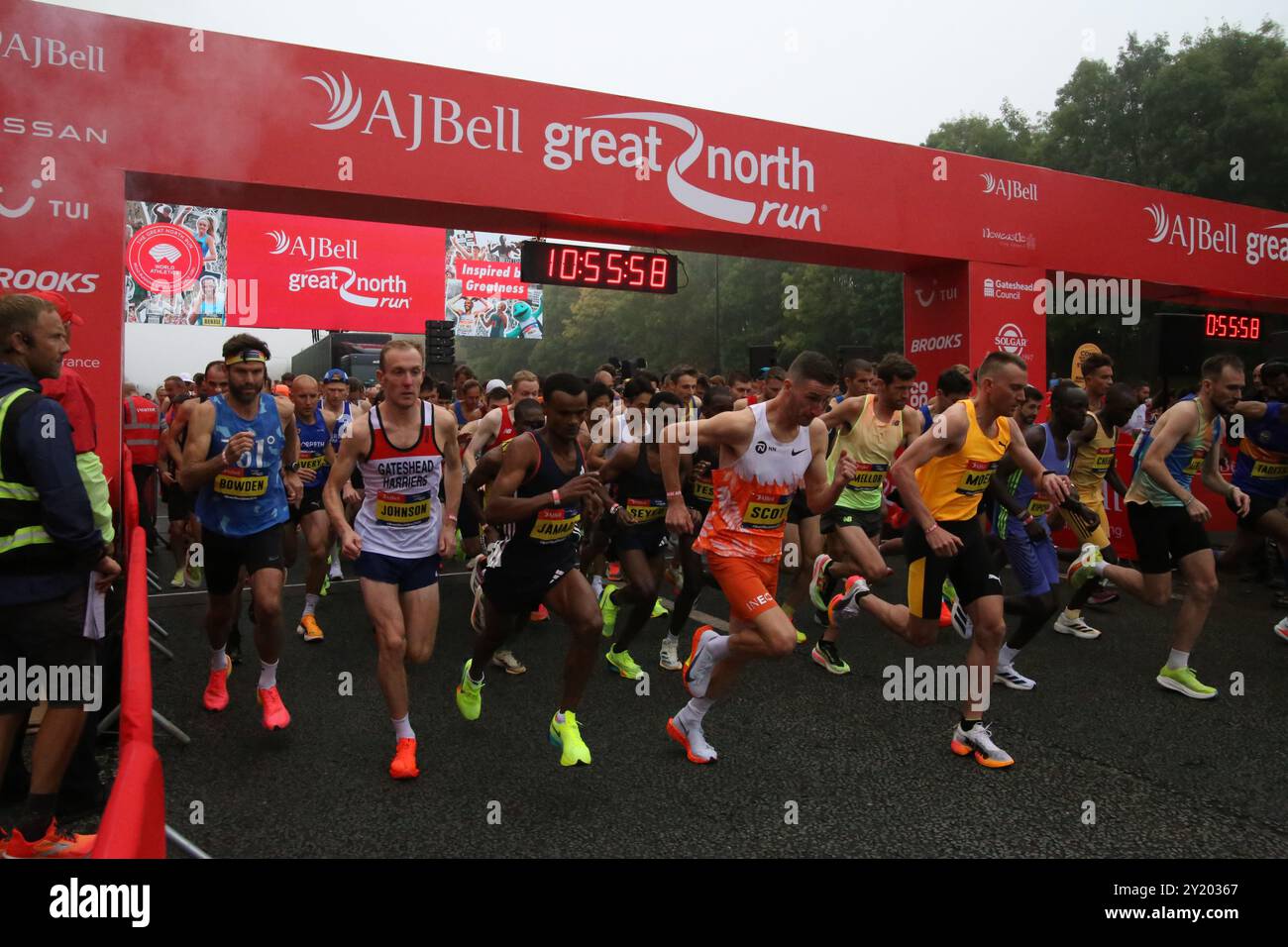 Great north run newcastle 2024 hi-res stock photography and images - Alamy