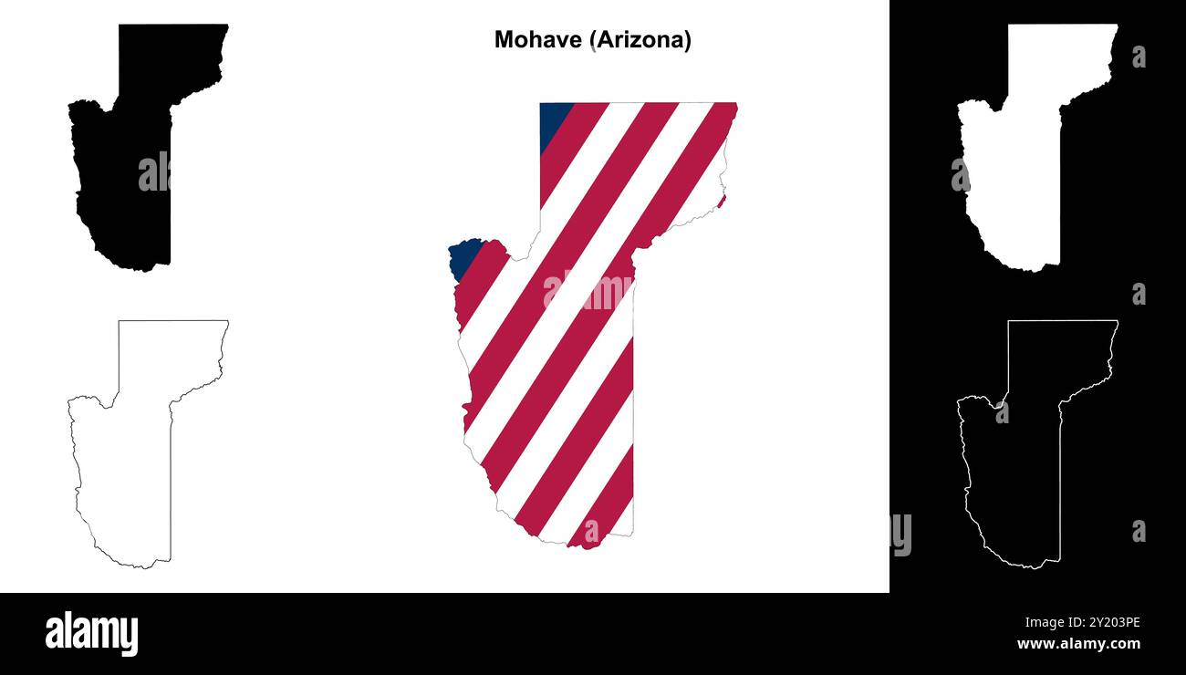 Mohave map hi-res stock photography and images - Alamy