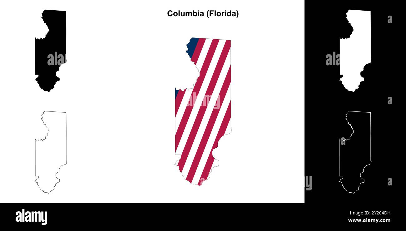 Blank columbia map hi-res stock photography and images - Alamy