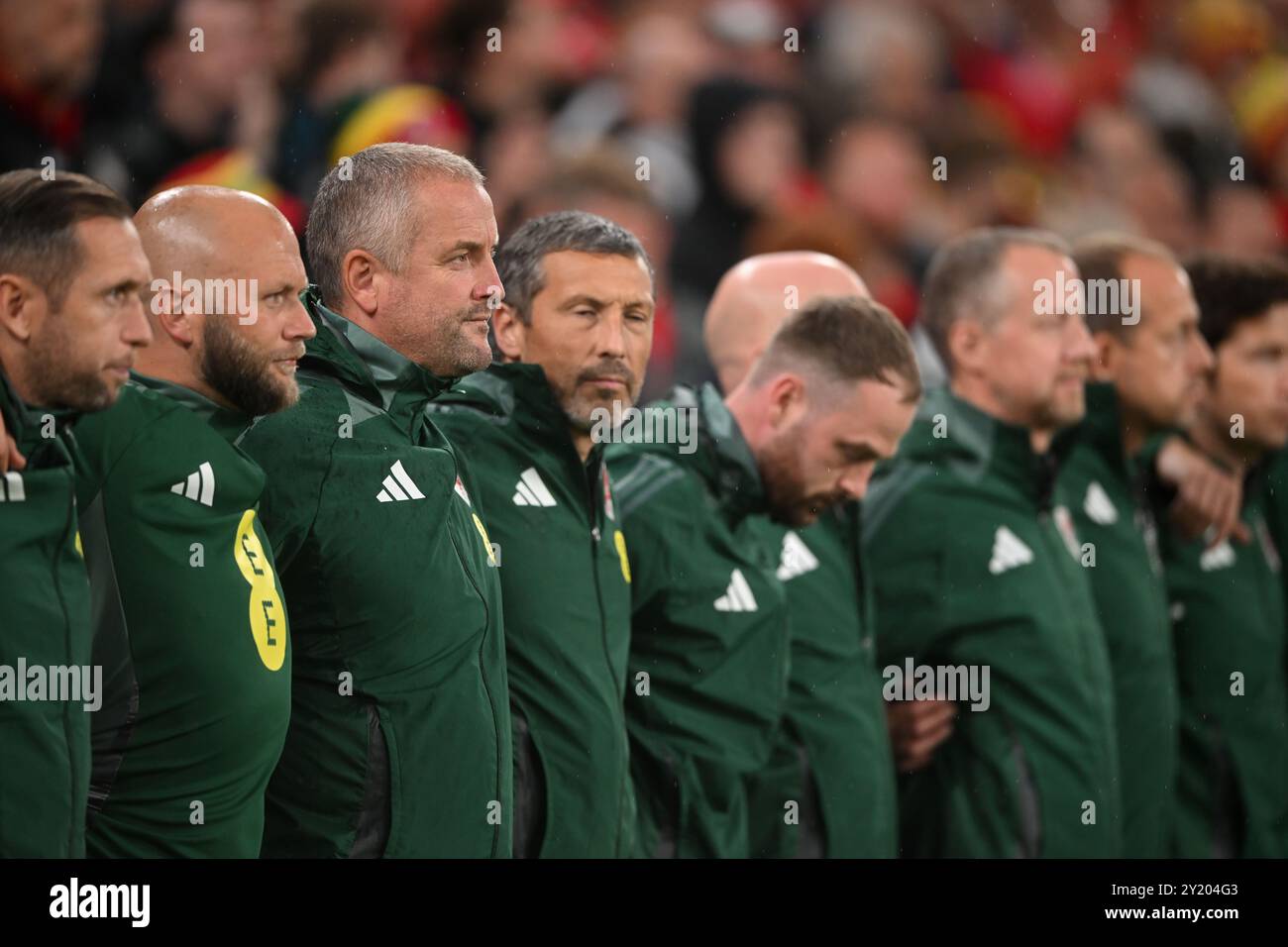 CARDIFF, WALES - 06 SEPTEMBER 2024: Wales’ Goalkeeping Coach Martyn ...