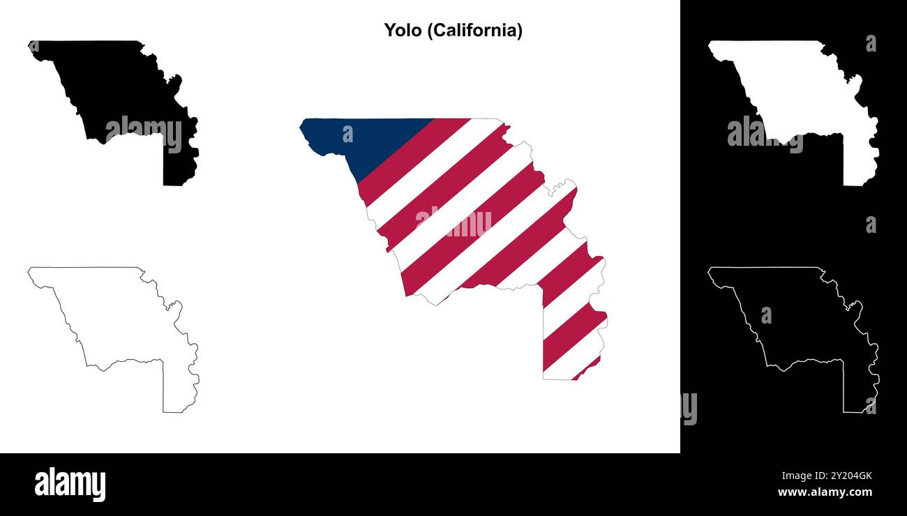 Map of yolo hi-res stock photography and images - Alamy