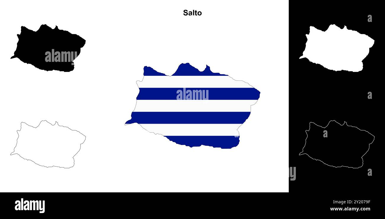 Blank salto map hi-res stock photography and images - Alamy